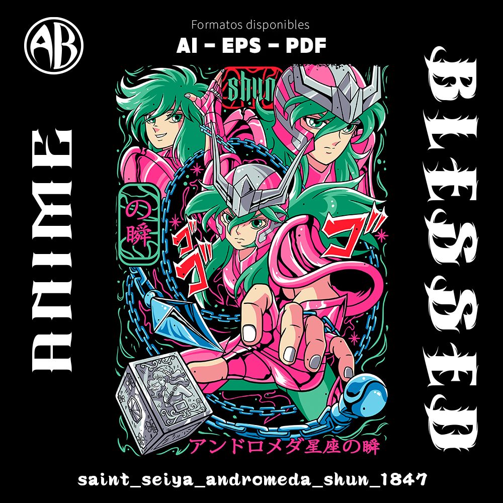 Saint Seiya - Andromeda Shun-Vector - SKU1847 - Anime Blessed